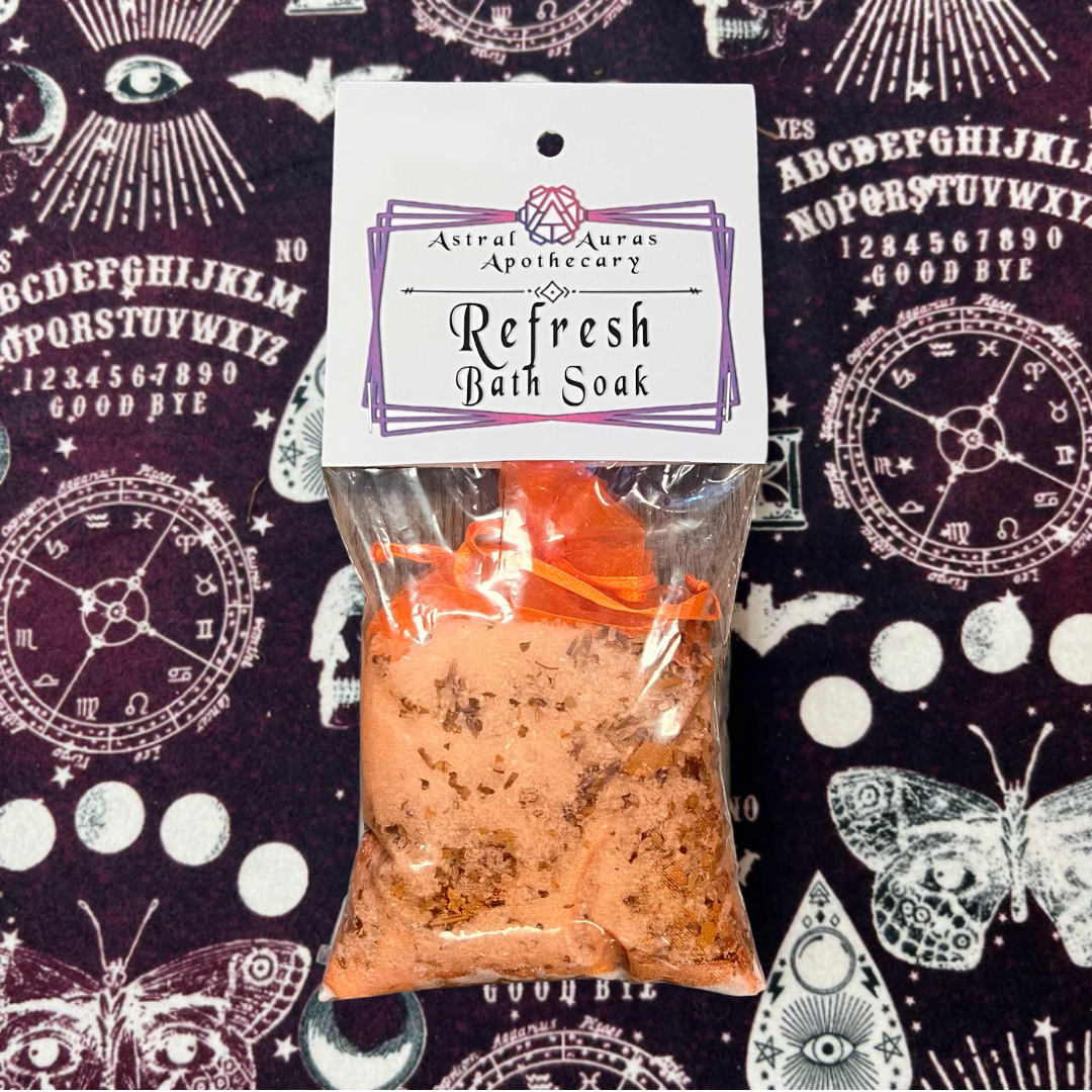 Magickal Herbal Bath Soak- Refresh – Astral Auras